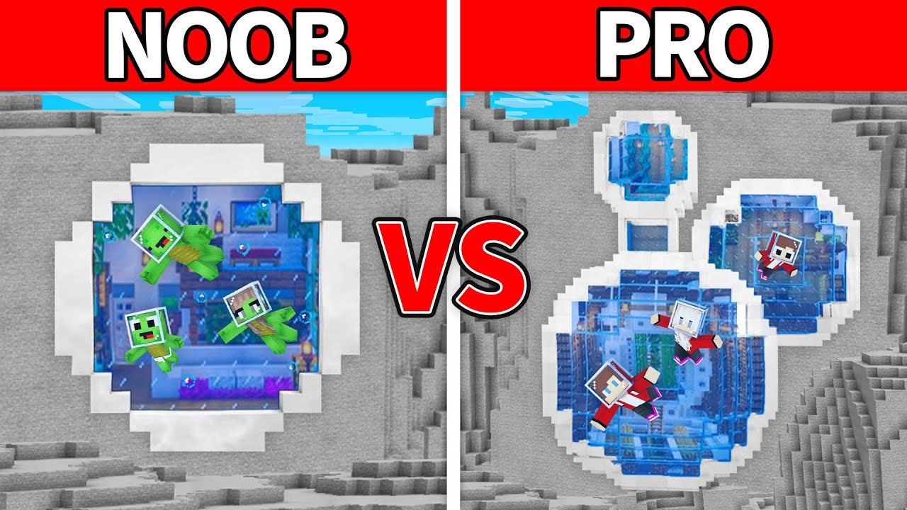 Aquariums: Mikey Family & JJ Family - NOOB vs PRO : Aquarium House ...