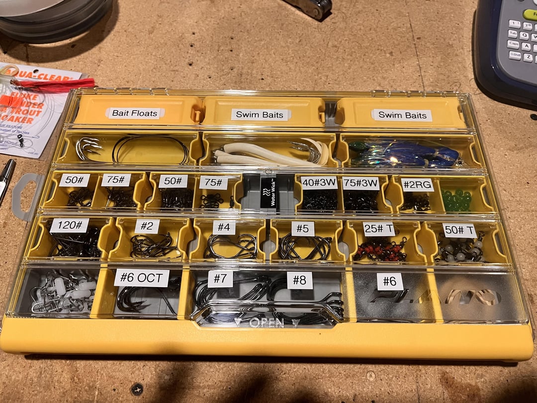 How to store pre rigged leader rigs and other gear? - Flake Food